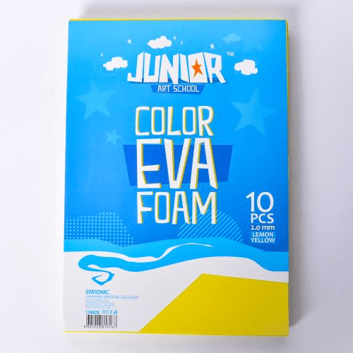 Junior eva pena limun žuta A4 10k jolly color foam 134020