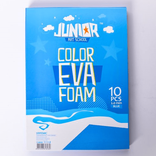 Jolly Color Foam eva pena plava A4 10K 134050