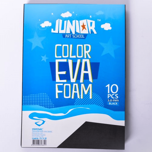 Jolly Color Foam eva pena crna A4 10K 134070