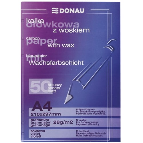 Indigo ručni A4 pk50 Donau 1923950PL-23 ljubičasti