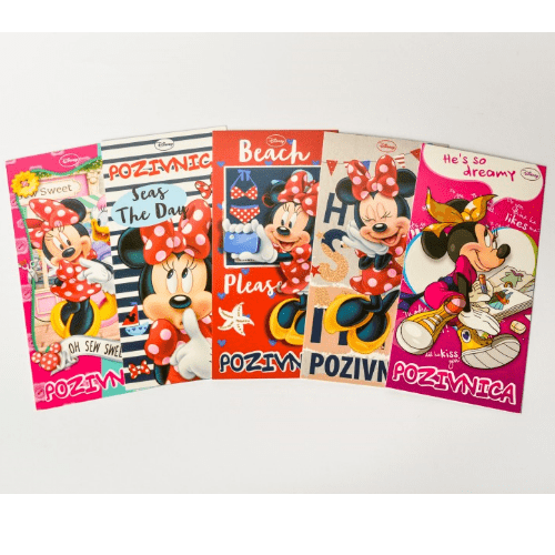 Party pozivnice Minnie Mouse 1/100 318700