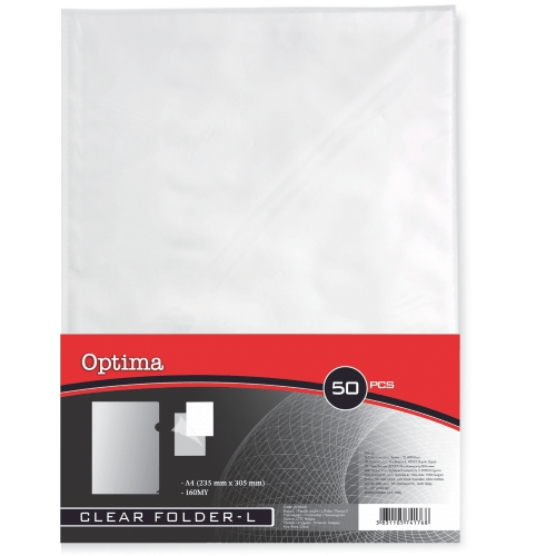 Optima folija L 90mic A4 220×310 1/100 990102