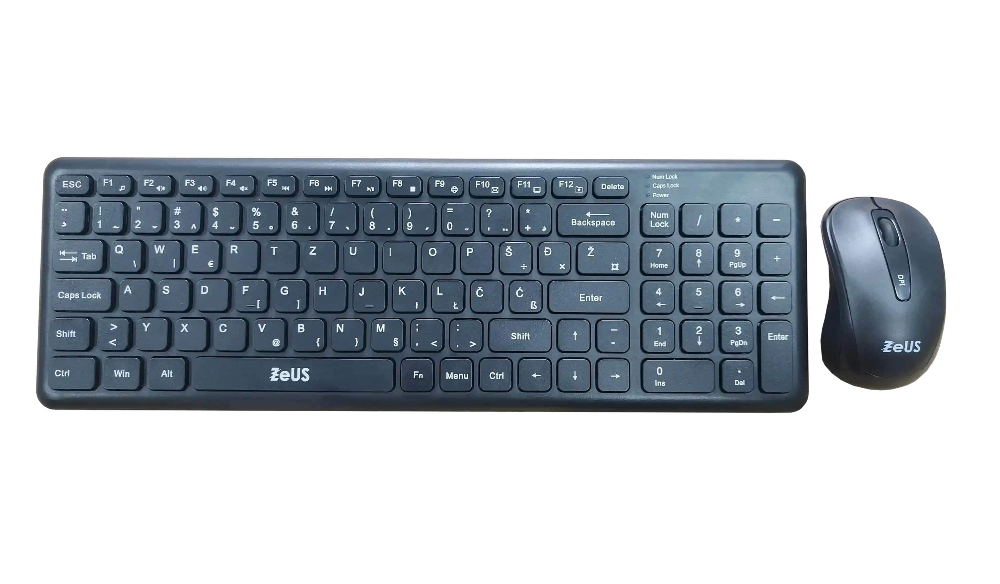 Bežična tastatura + miš Zeus Z300 Srb