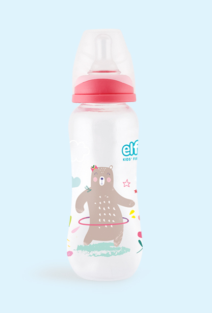 ELFI Plastična flašica – super clear FUN IN THE PARK, 250 ml Meda