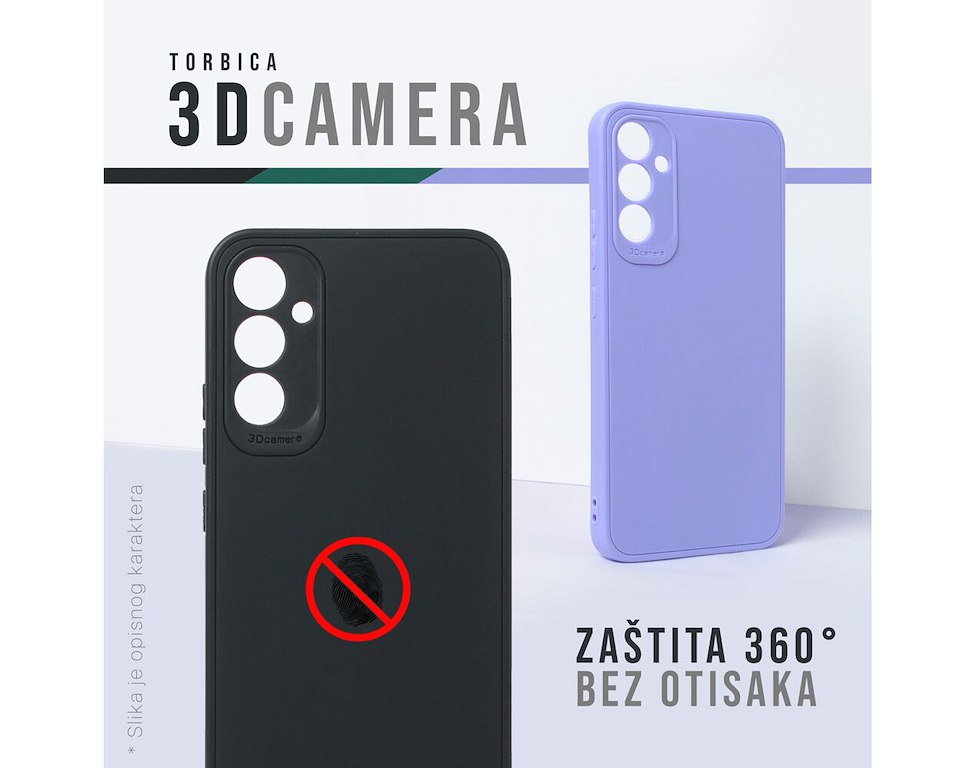 Futrola 3D Camera - Huawei Honor X8b ljubicasta