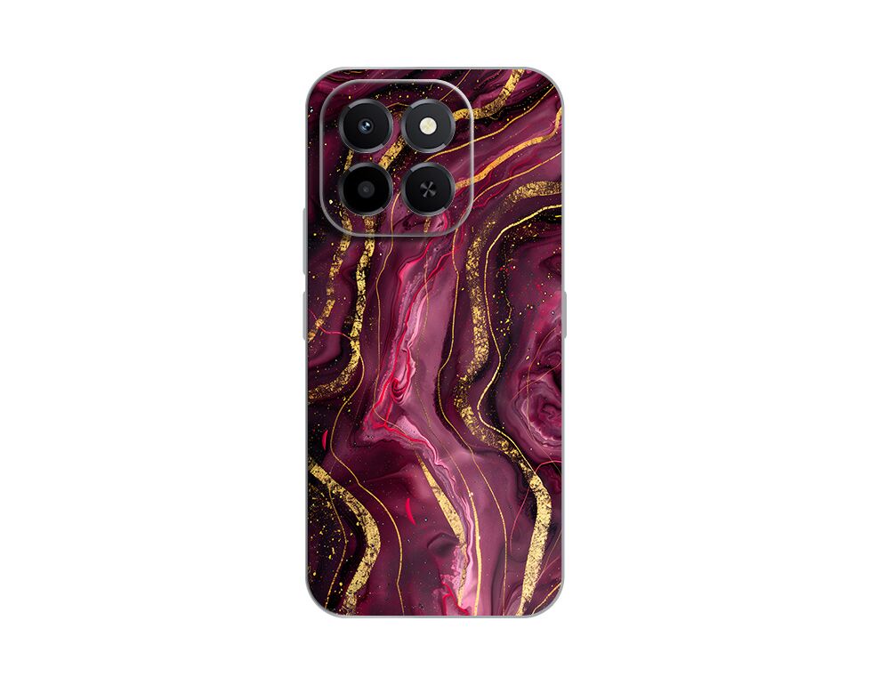 Silikonska futrola PRINT - Huawei Honor X6c Burgundy