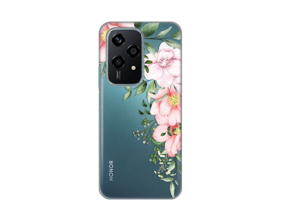 Silikonska futrola PRINT Skin - Huawei Honor 200 Lite Gentle Rose Pattern