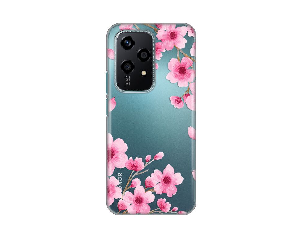 Silikonska futrola PRINT Skin - Huawei Honor 200 Lite Rose Flowers