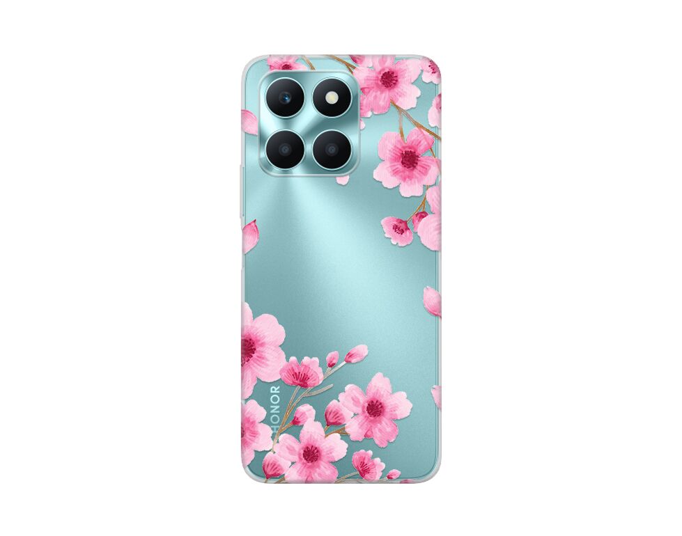 Silikonska futrola PRINT Skin - Huawei Honor X6a Rose Flowers