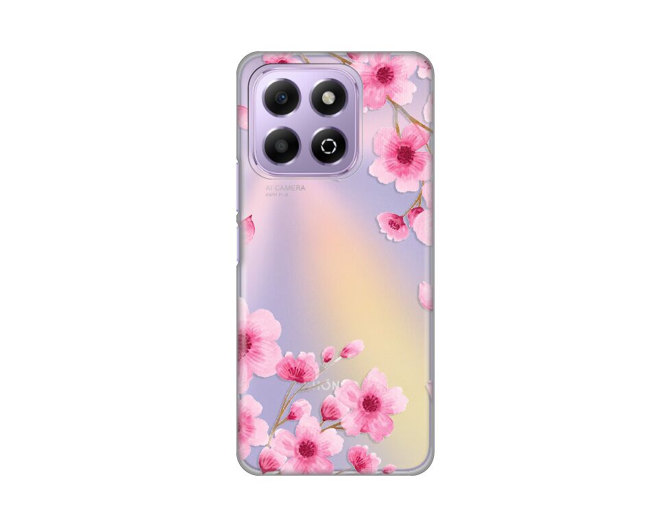 Silikonska futrola PRINT Skin - Huawei Honor X6b Rose Flowers