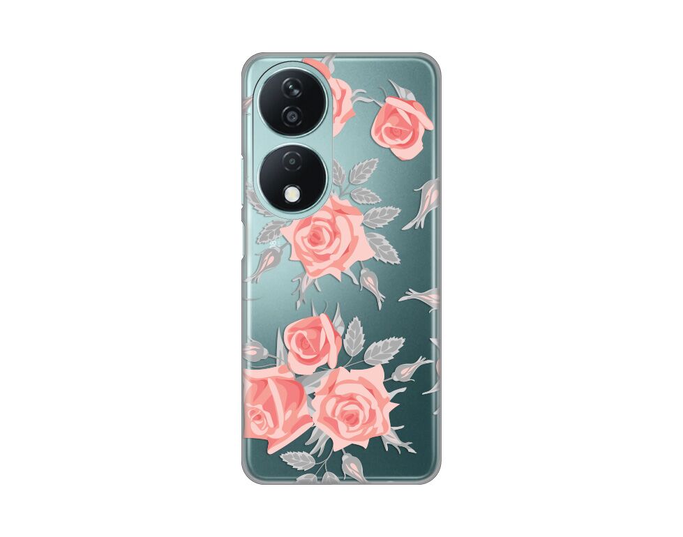 Silikonska futrola PRINT Skin - Huawei Honor X7b Elegant Roses