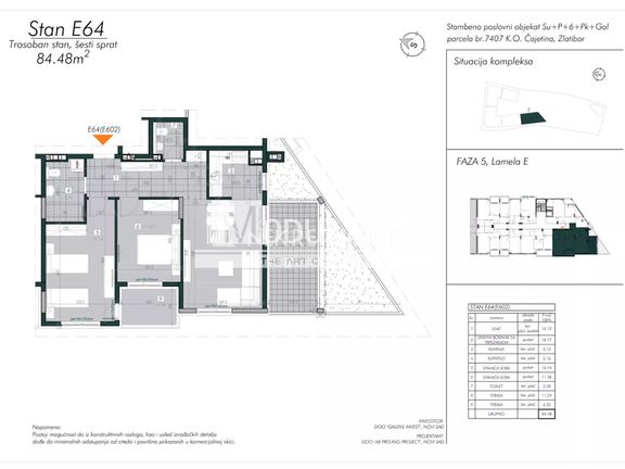 Prodaja, stan trosoban, Čajetina Čajetina