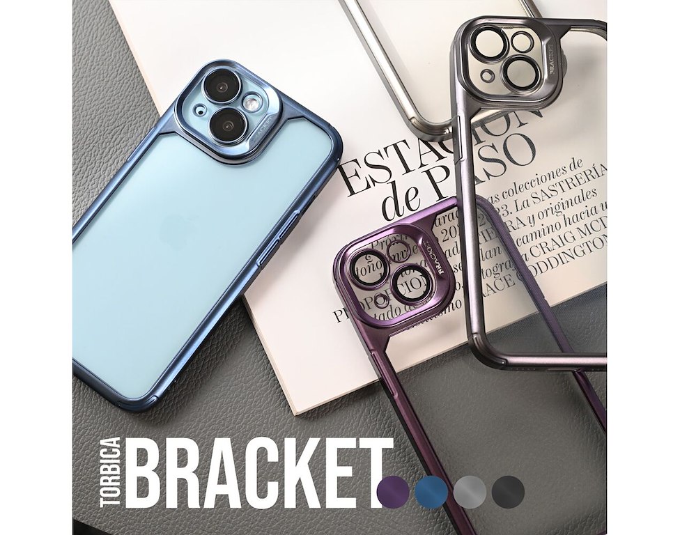 Futrola Bracket - iPhone 14 Pro ljubicasta