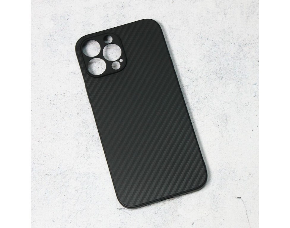 Futrola Carbon fiber - iPhone 13 Pro Max 6.7 crna