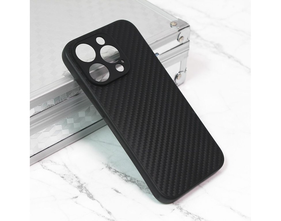 Futrola Carbon fiber - iPhone 15 Pro 6.1 crna