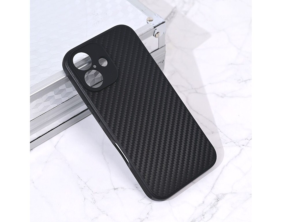 Futrola Carbon fiber - iPhone 16 6.1 crna