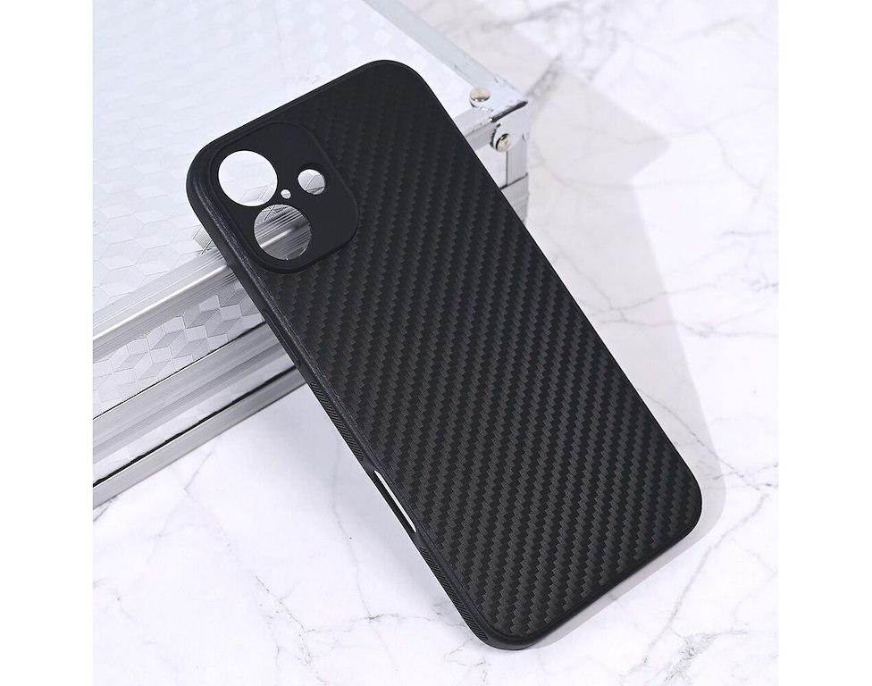 Futrola Carbon fiber - iPhone 16 Plus 6.7 crna