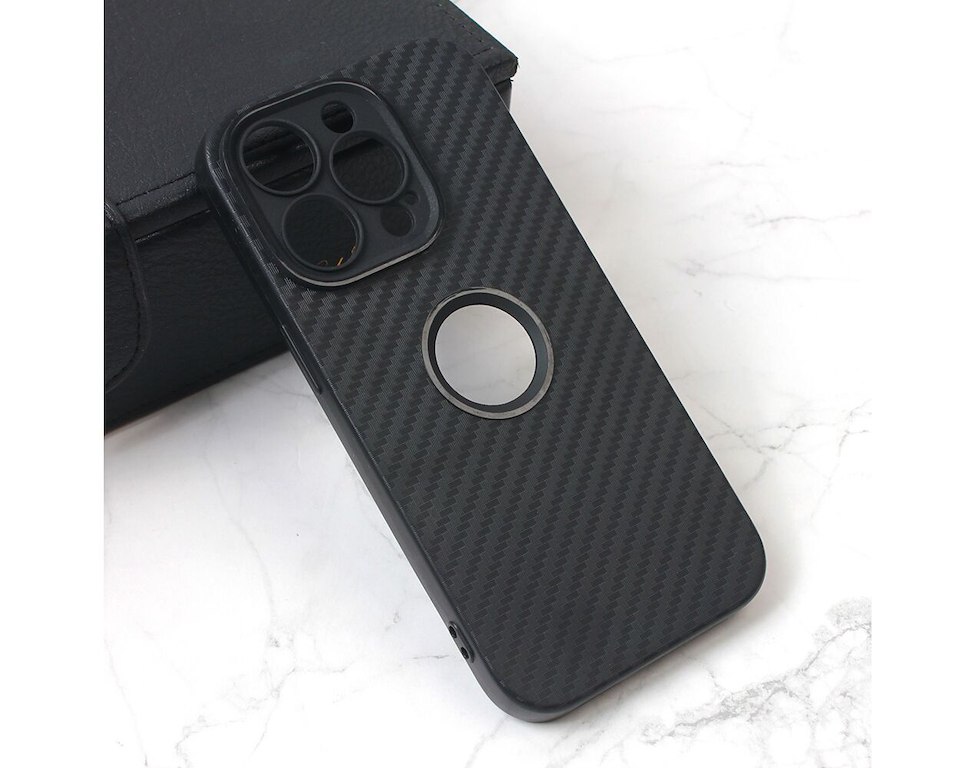 Futrola Carbon Stripe - iPhone 14 Pro crna