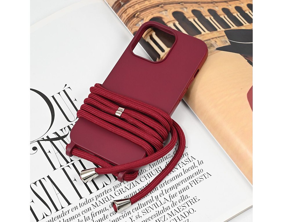 Futrola Crossbody - iPhone 13 Pro bordo