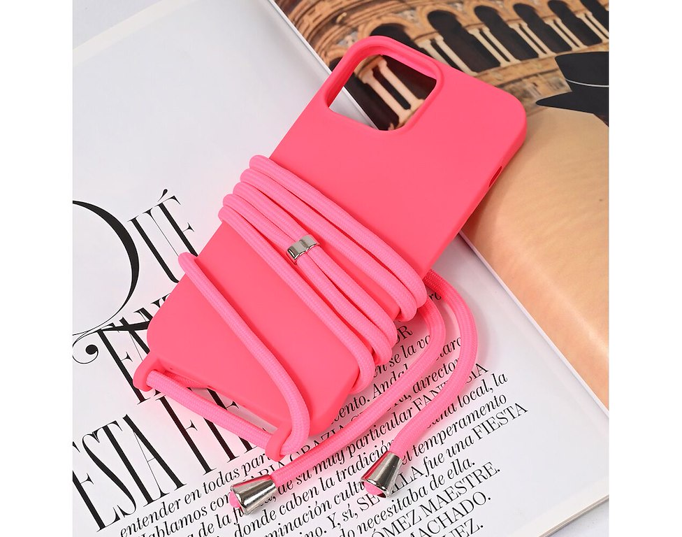 Futrola Crossbody - iPhone 13 Pro Max 6.7 pink