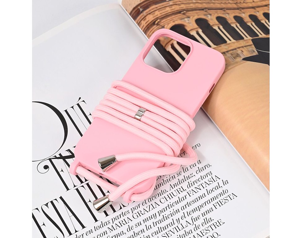 Futrola Crossbody - iPhone 13 Pro roze
