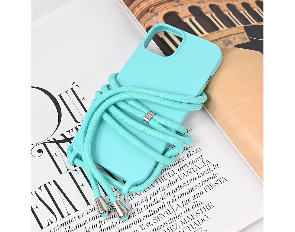 Futrola Crossbody - iPhone 15 mint