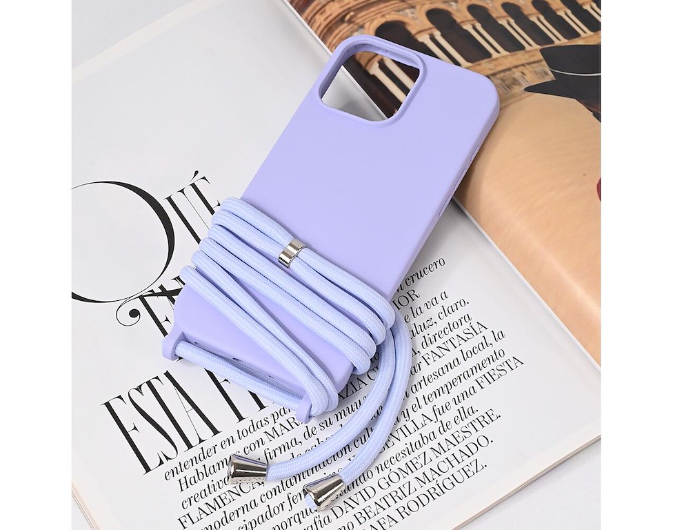 Futrola Crossbody - iPhone 16 Pro Max 6.9 ljubicasta