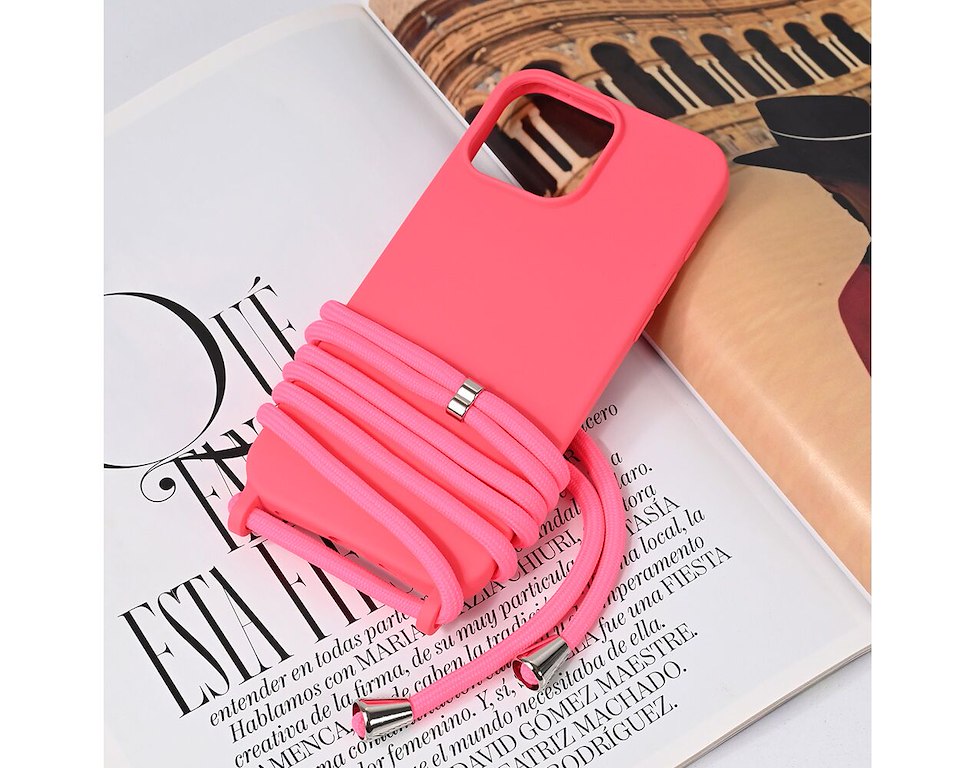 Futrola Crossbody - iPhone 16 Pro Max 6.9 pink