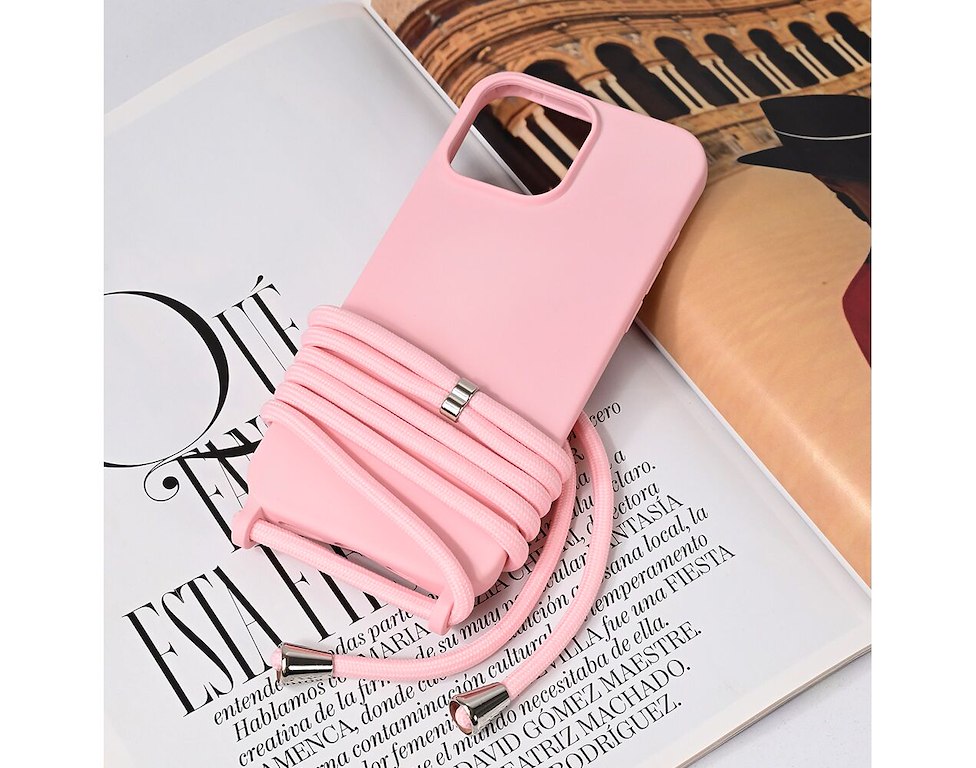 Futrola Crossbody - iPhone 16 Pro Max 6.9 roze