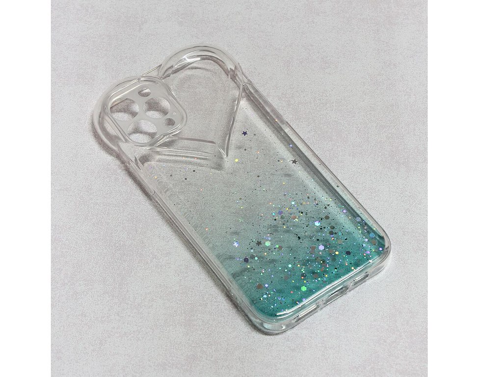 Futrola Heart Glitter - iPhone 12 Pro 6.1 mint
