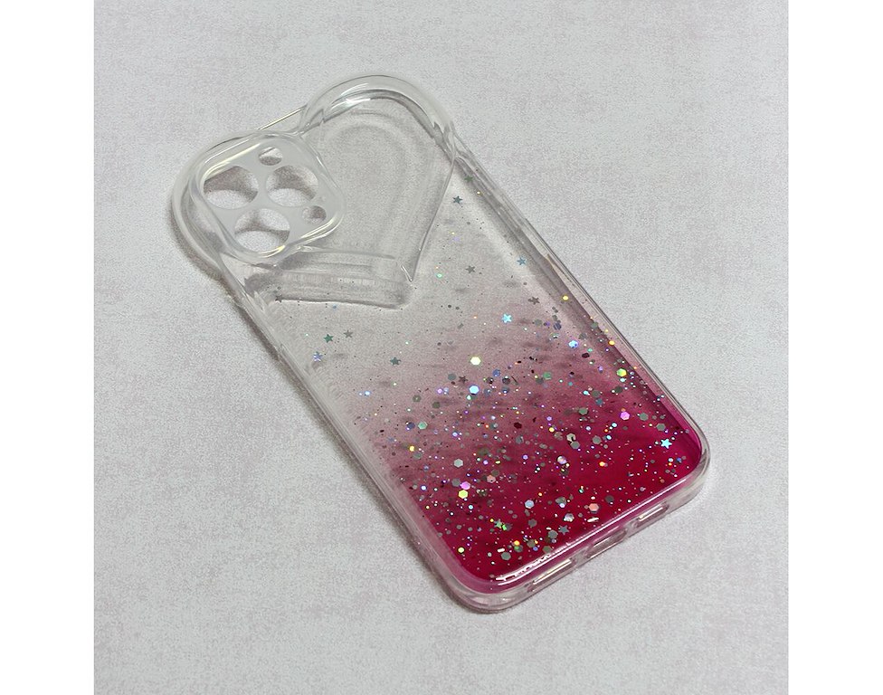 Futrola Heart Glitter - iPhone 12 Pro Max 6.7 pink