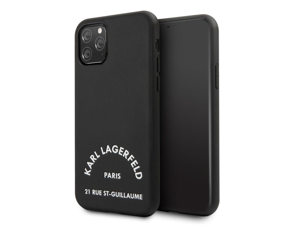 Futrola Karl Lagerfeld PU Leather ST Guillame - iPhone 11 Pro Max 6.5 crna (KLHCN65NYBK)