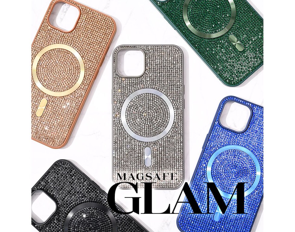 Futrola Magsafe Glam - iPhone 15 Pro Max 6.7 zelena