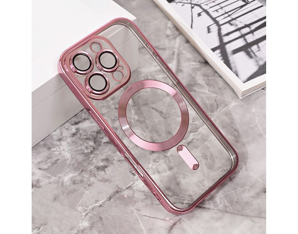 Futrola Magsafe Lux - iPhone 16 Pro roze