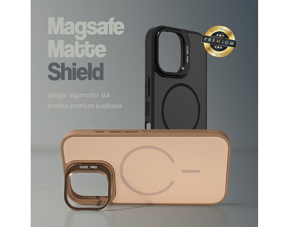 Futrola Magsafe mat Shield - iPhone 16 Pro Max 6.9 crna