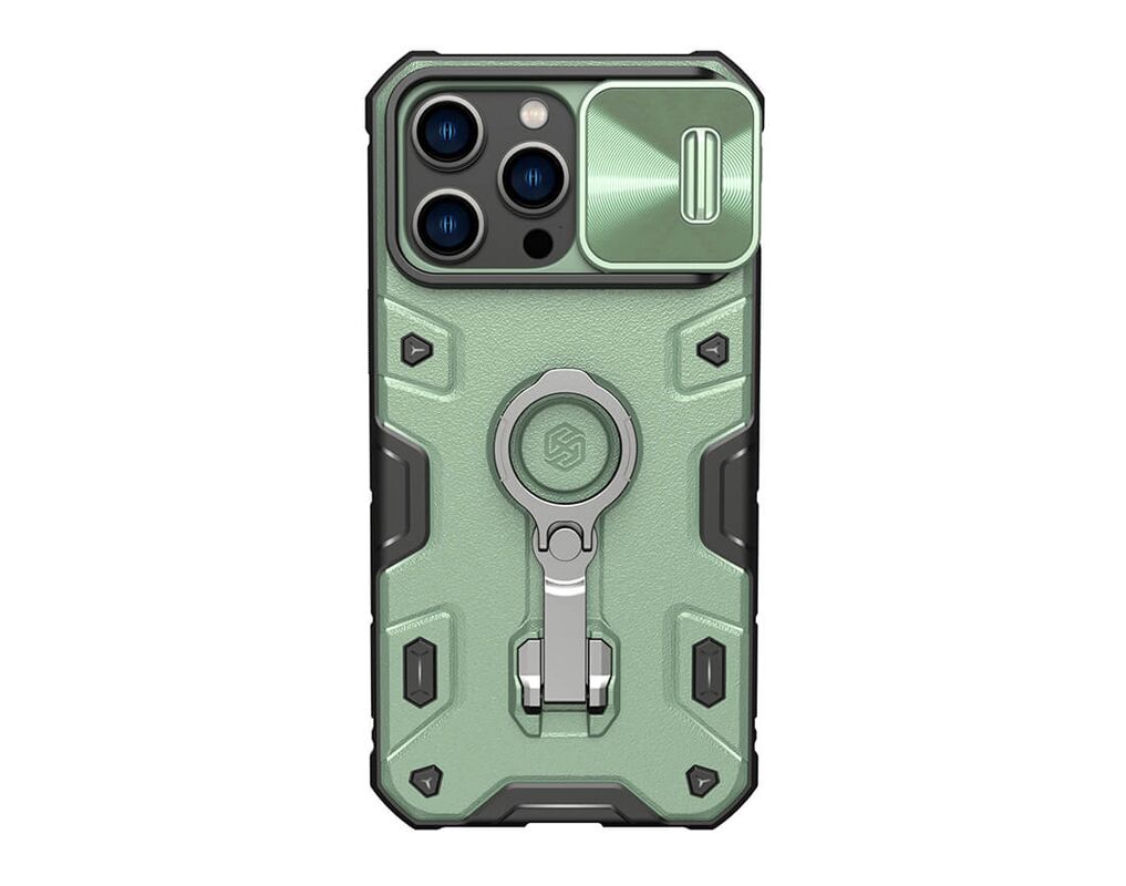 Futrola Nillkin Cam Shield Armor Pro - iPhone 14 Pro Max (6.7) zelena (MS)