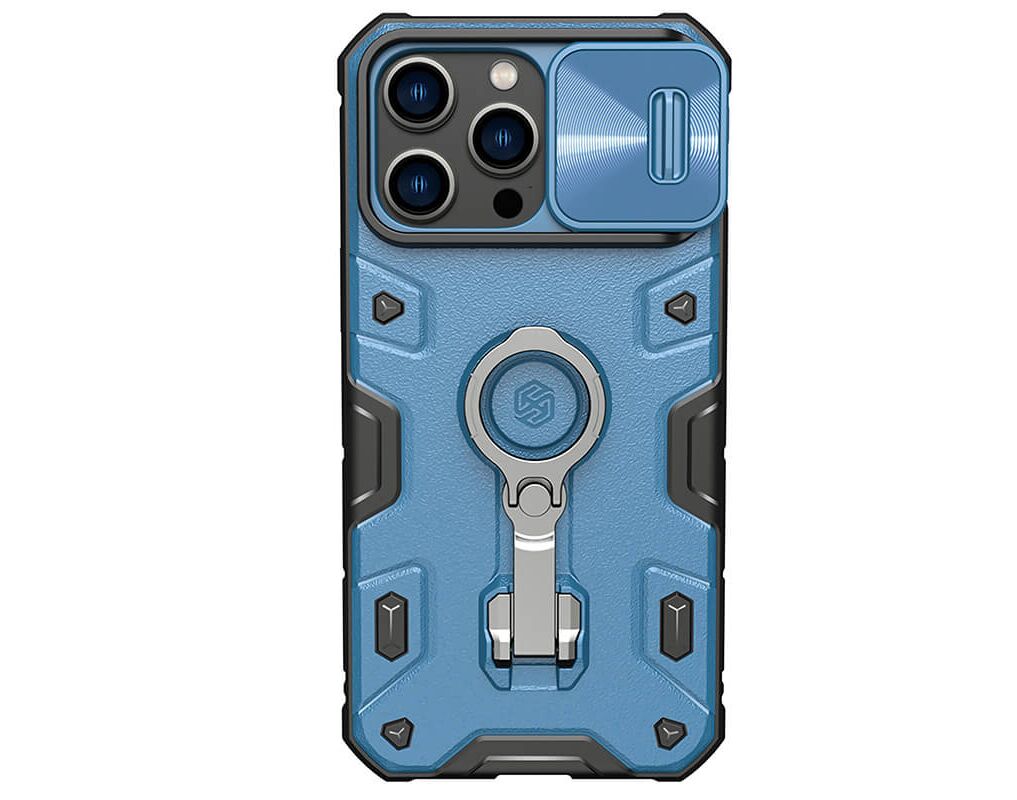 Futrola Nillkin CamShield Armor Pro - iPhone 14 Pro Max 6.7 plava