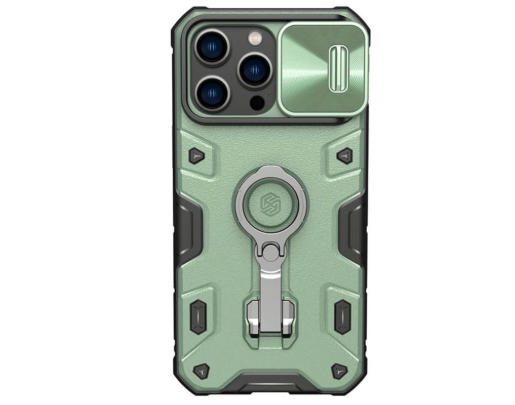 Futrola Nillkin CamShield Armor Pro Magnetic - iPhone 14 Pro Max 6.7 zelena