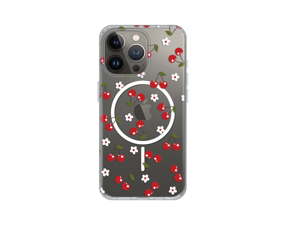 Futrola print Magsafe - iPhone 13 Pro Cute Cherries