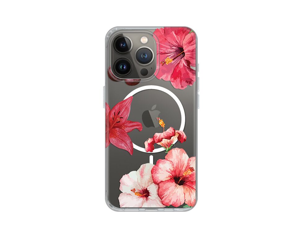 Futrola print Magsafe - iPhone 13 Pro Hibiscus