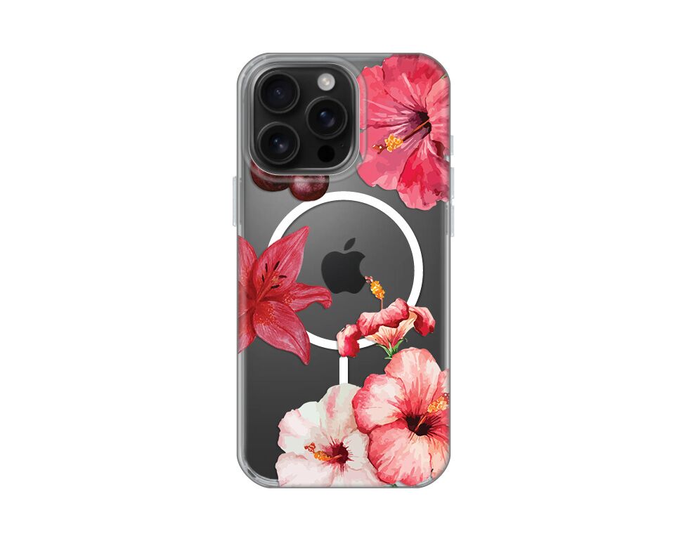 Futrola print Magsafe - iPhone 16 Pro Max 6.9 Hibiscus