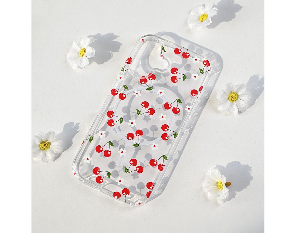 Futrola print Magsafe - iPhone 17 Cute Cherries