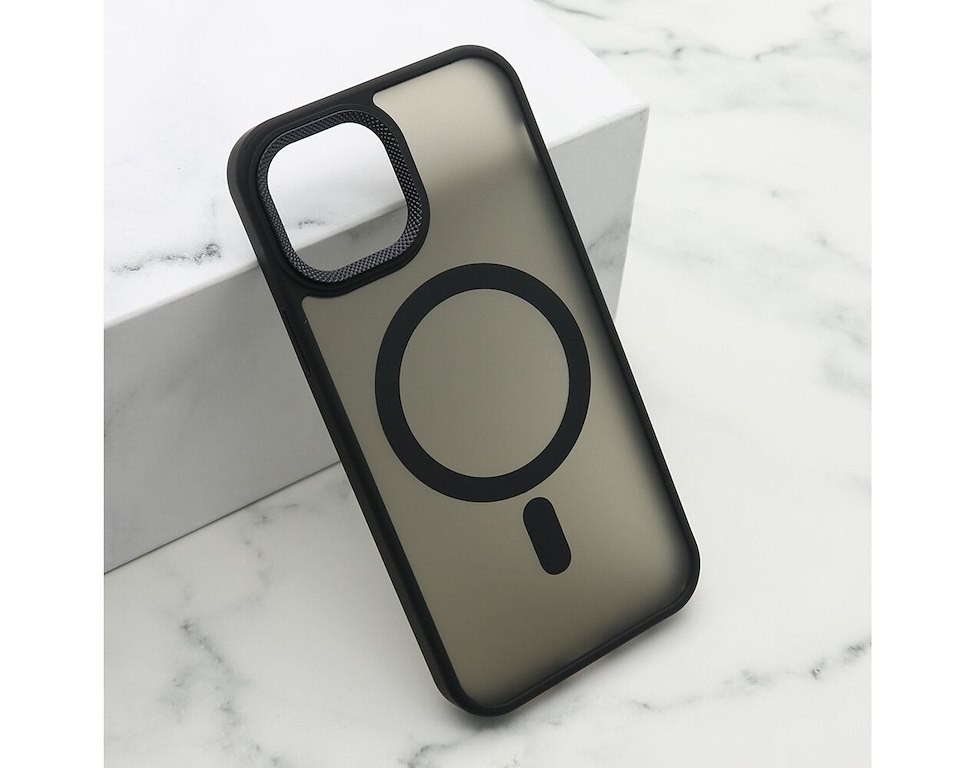 Futrola SILKY MAGSAFE II - Iphone 12/12 Pro (6.1) crna (MS)