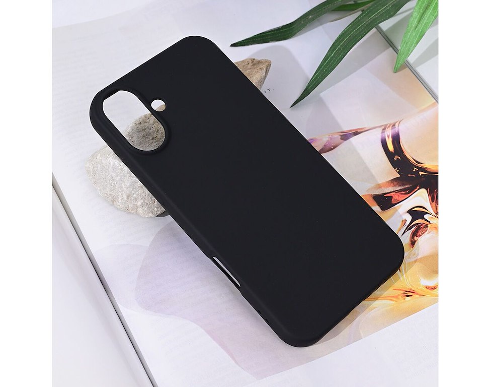 Futrola Teracell Soft Velvet - iPhone 16 Plus 6.7 crna