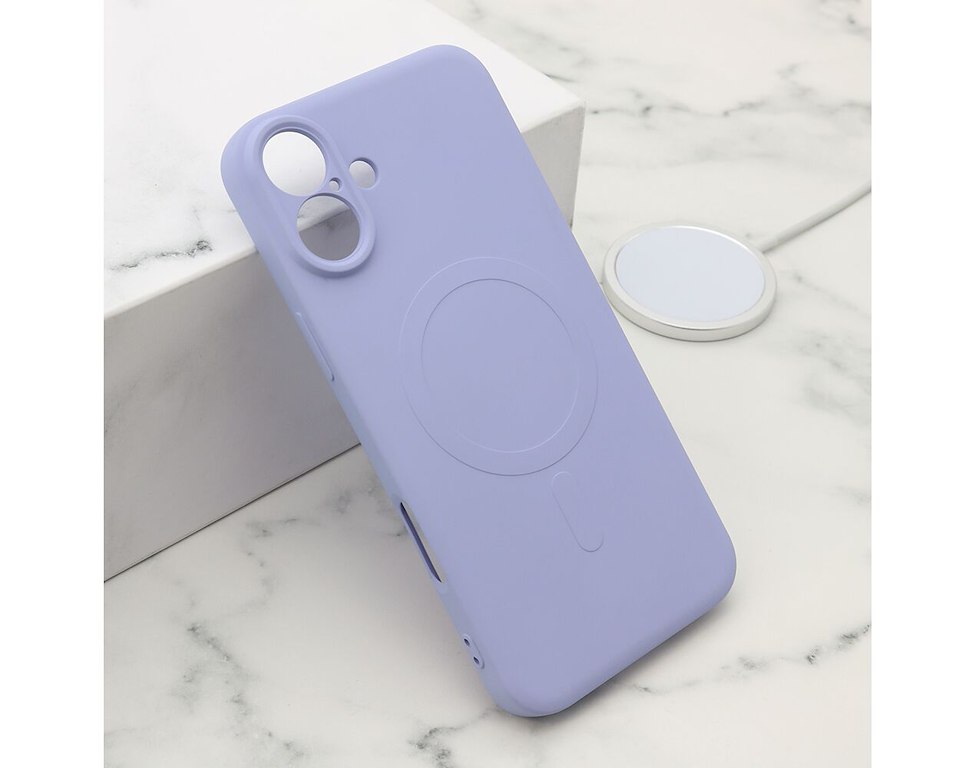 Futrola VELVET TOUCH MagSafe - iPhone 16 Plus (6.7) ljubicasta (MS)