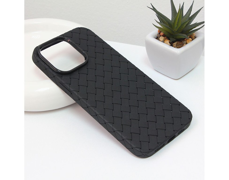 Futrola Weave case - iPhone 14 Pro Max 6.7 crna