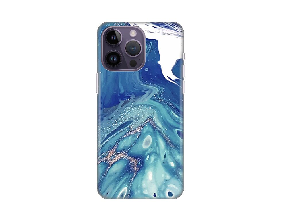 Silikonska futrola PRINT - iPhone 14 Pro Max 6.7 Blue Marble