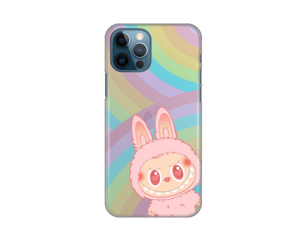 Silikonska futrola PRINT Skin - iPhone 12/12 Pro 6.1 La Bubu Rainbow