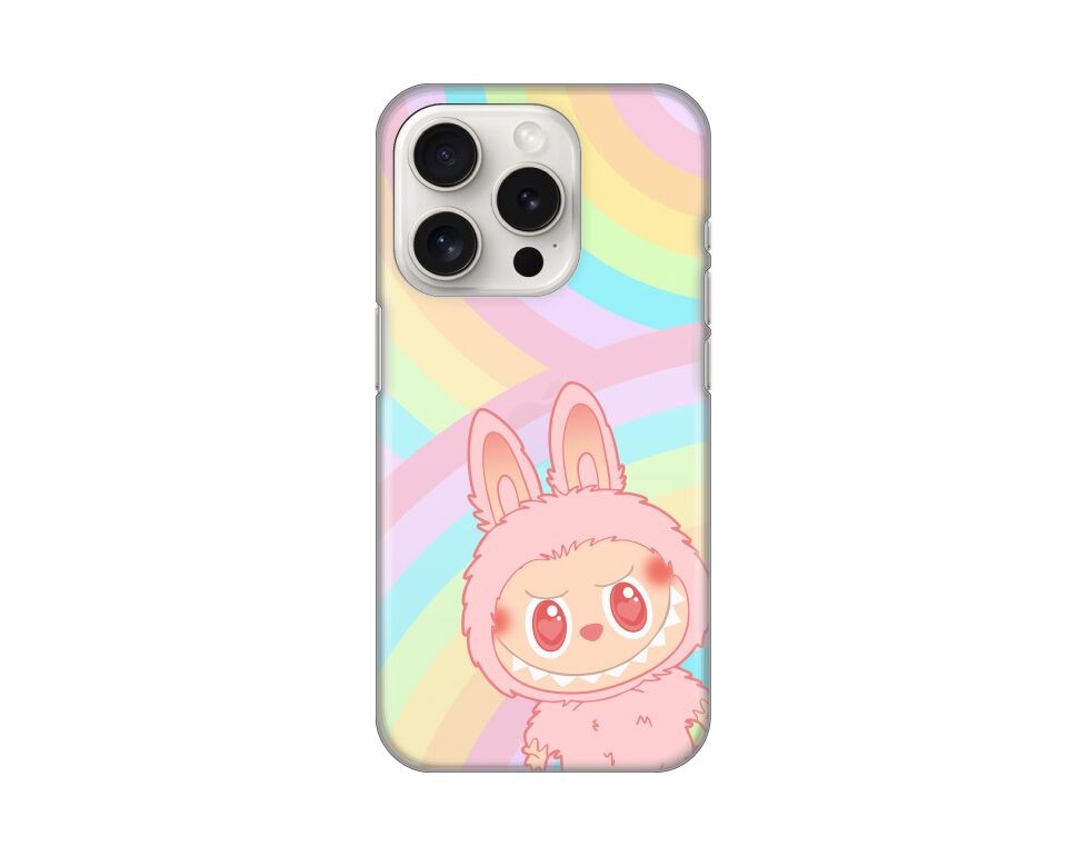 Silikonska futrola PRINT Skin - iPhone 15 Pro 6.1 La Bubu Rainbow