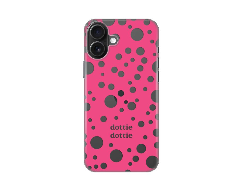 Silikonska futrola PRINT Skin - iPhone 16 Plus 6.7 Dottie Dottie Pink